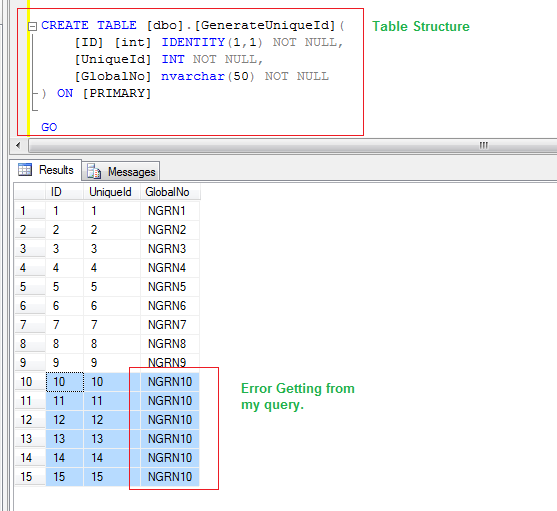 Sequence Number With Prefix Based On Database Record Using C And Vbnet In Windows Application
